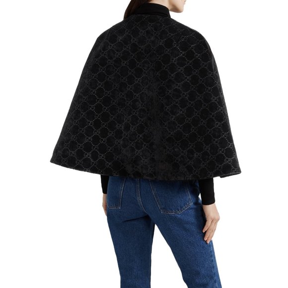 Gucci | Jackets & Coats | Gucci Gg Logo Velvet Cape | Poshmark
